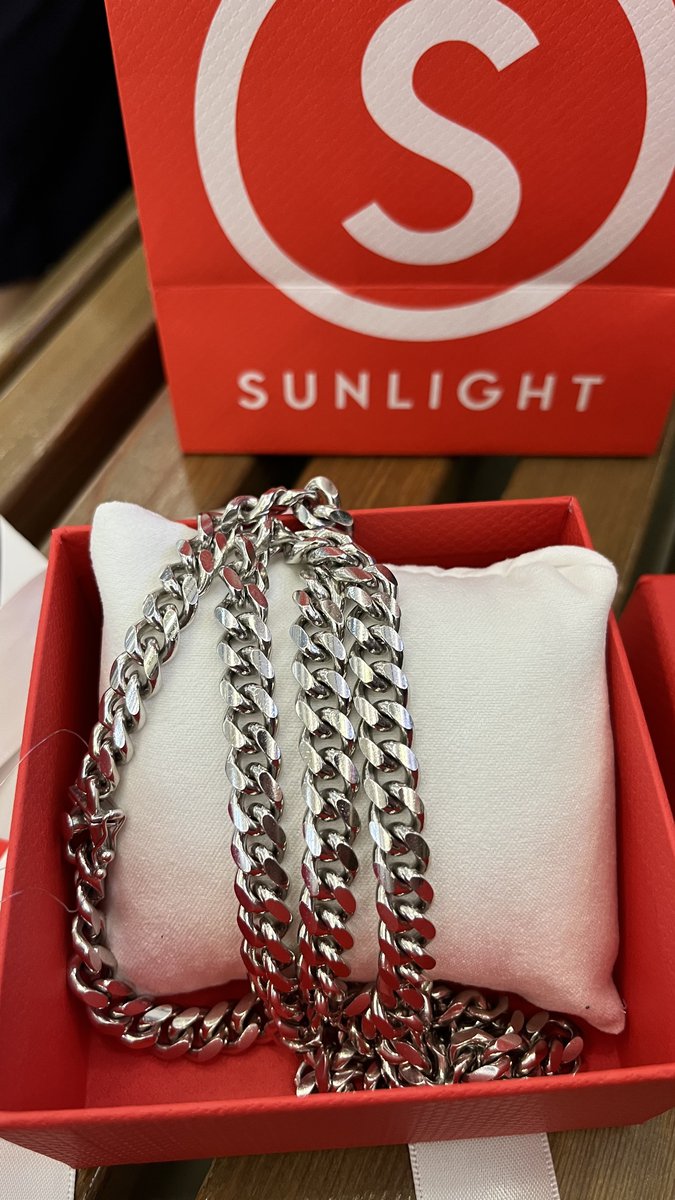 Серебряная цепь SUNLIGHT: белое серебро 925 пробы — купить в интернет ...