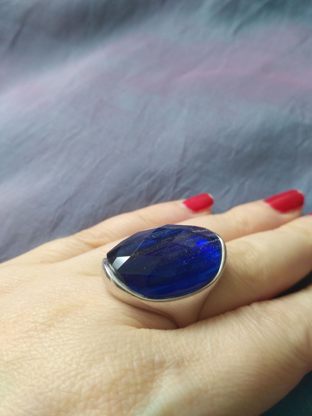 Серебряное кольцо с алпанитом SUNLIGHT: белое серебро 925 пробы ...