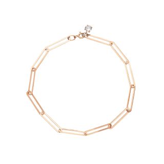 Золотой браслет с фианитами МОСКОВСКИЙ ЦЕПЕВЯЗАЛЬНЫЙ ЗАВОД 0154532/22 ...