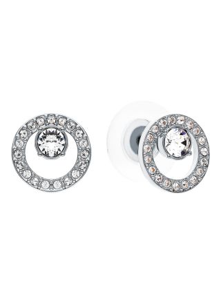 Стальные серьги в подарочной упаковке с кристаллами Swarovski SWAROVSKI ...