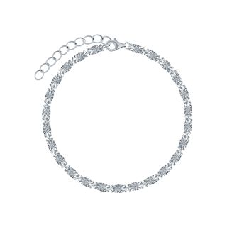 Серебряный браслет с бриллиантами природными АКАДЕМИЯ БРИЛЛИАНТОВ S8934 ...